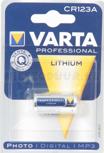 Varta professional batterij Lithium CR123A